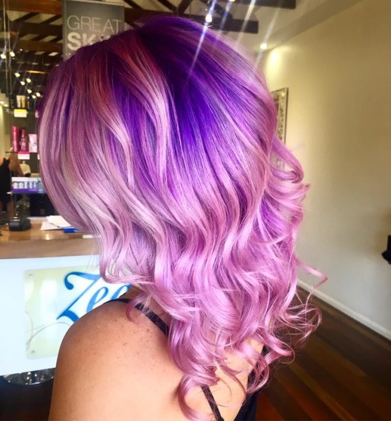 The Reasons Why We Love Platinum Purple Hair | platinum purple hair ...